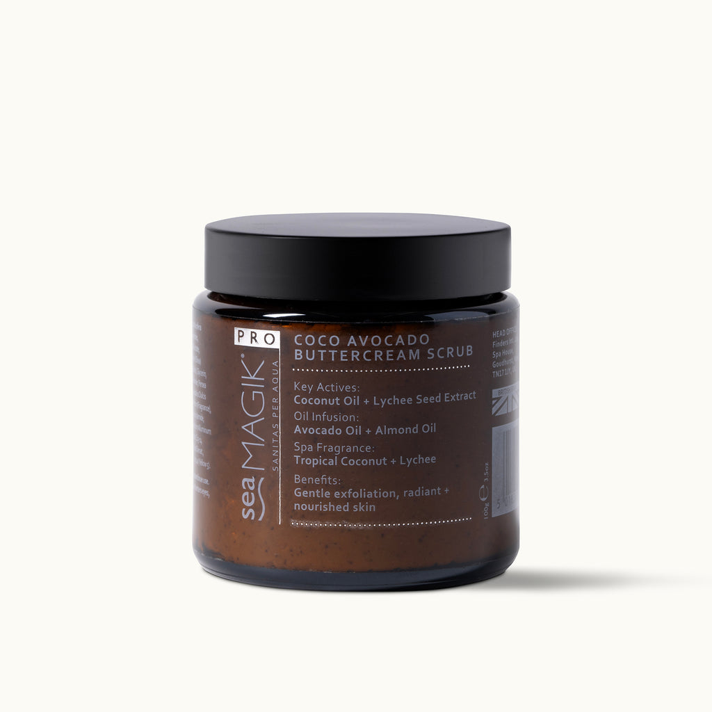 Coco Avocado Buttercream Scrub 100g | Nourishing Exfoliant | Sea Magik